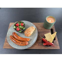 Frankfurter med Chili og Ost - Pølsevognspølser - Pølsevognspølser.dk